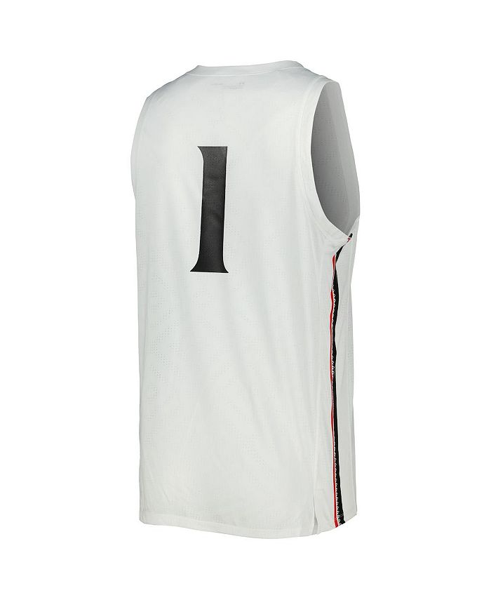Under Armour Men's #1 White Cincinnati Bearcats Team Replica Basketball ...