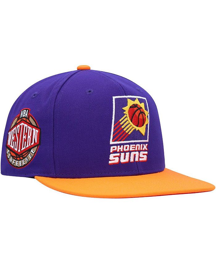 Mitchell & Ness Men's Purple Phoenix Suns Hardwood Classics Coast to Coast Fitted Hat - Macy's