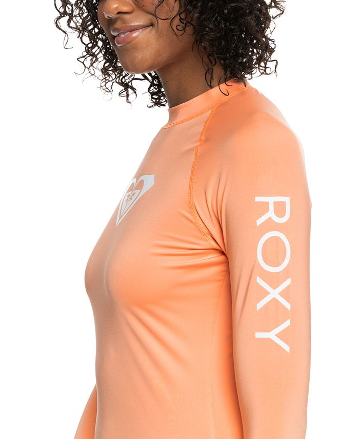 Roxy Juniors' Whole Hearted Long-Sleeve Rashguard & Reviews - Swimsuits & Cover-Ups - Women - Macy's
