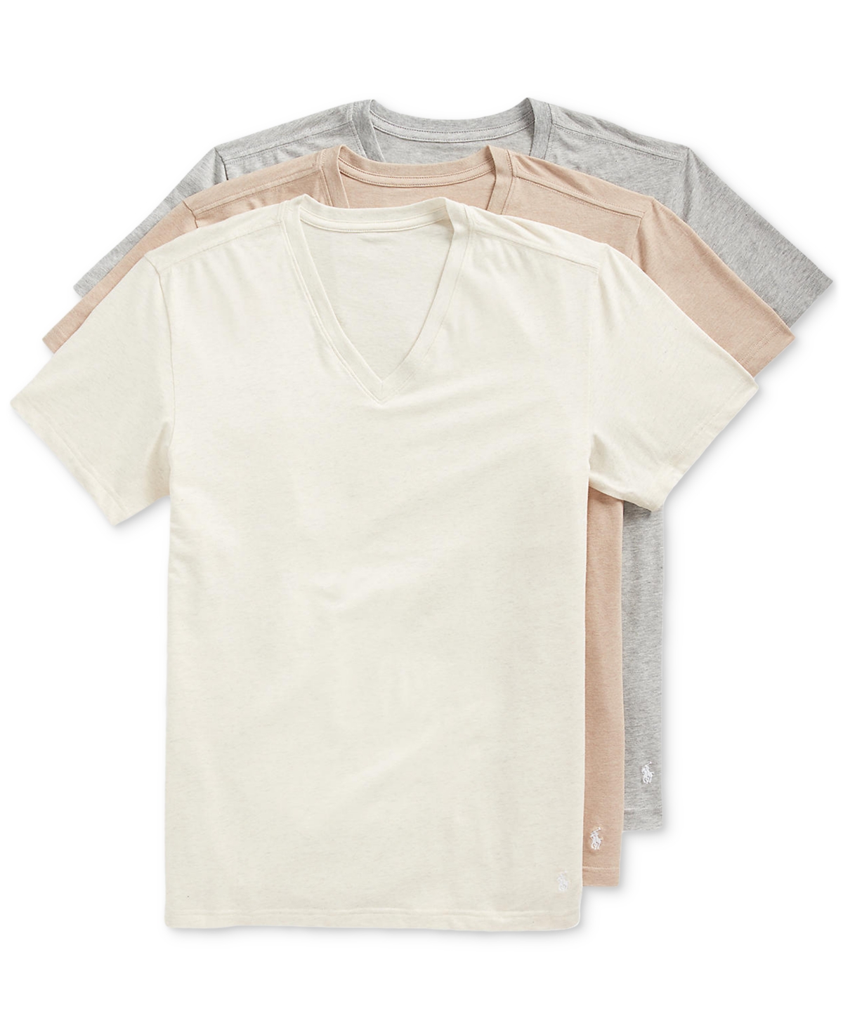 Click here for Polo Ralph Lauren Mens 3-Pack Slim-Fit Stretch V-N... prices