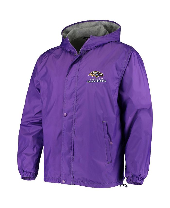 Dunbrooke Men's Purple Baltimore Ravens Logo Legacy Stadium Full-Zip ...