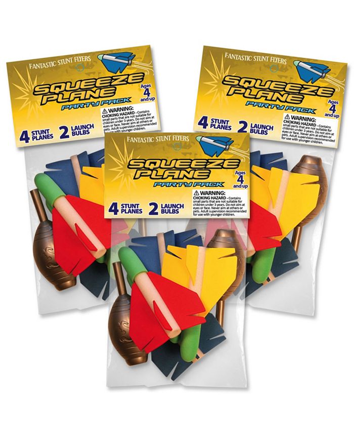 Stomp Rocket Stunt Planes and Bonus Party Pack - Macy's