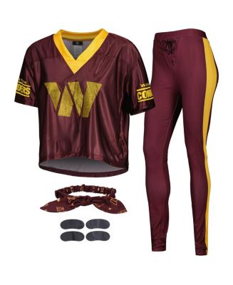 Women's Burgundy Washington Commanders Game Day Costume Set - Macy's