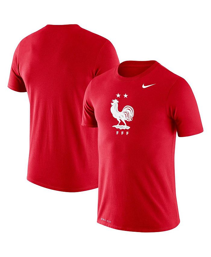 Nike Men's Red France National Team Primary Logo Legend Performance T ...