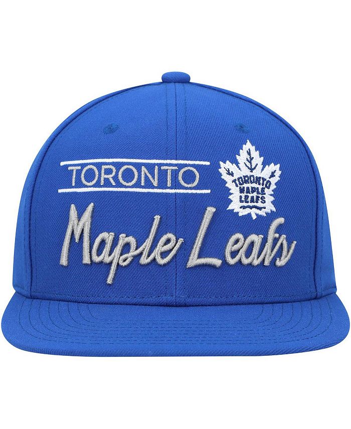 Mitchell & Ness Men's Blue Toronto Maple Leafs Retro Lock Up Snapback ...