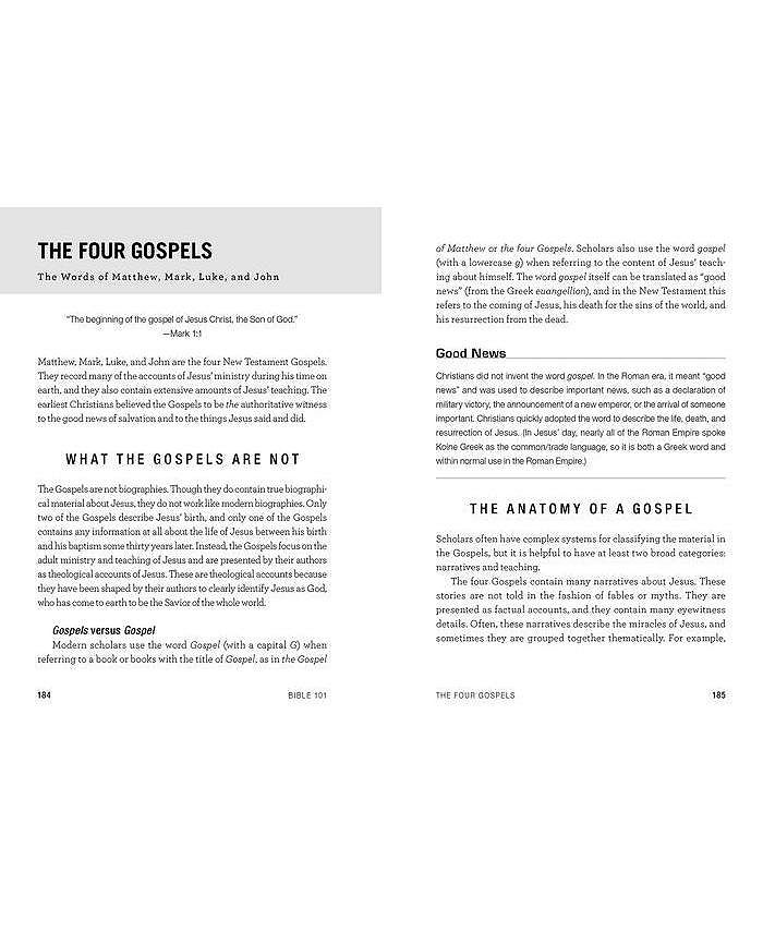 Barnes & Noble Bible 101: from Genesis And Psalms to the Gospels And ...