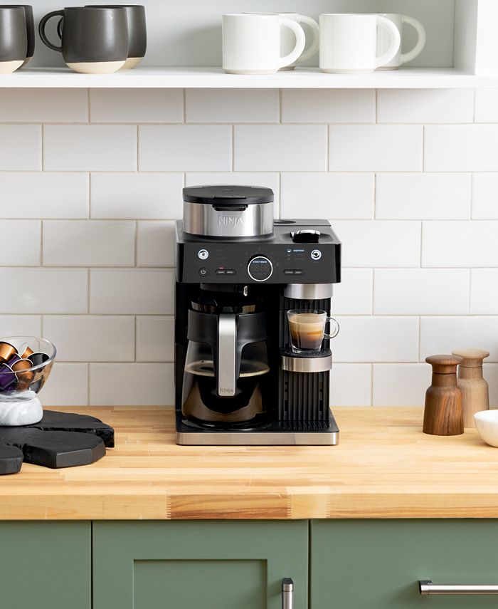 Ninja CFN601 Espresso & Coffee Barista System, Single-Serve Coffee ...