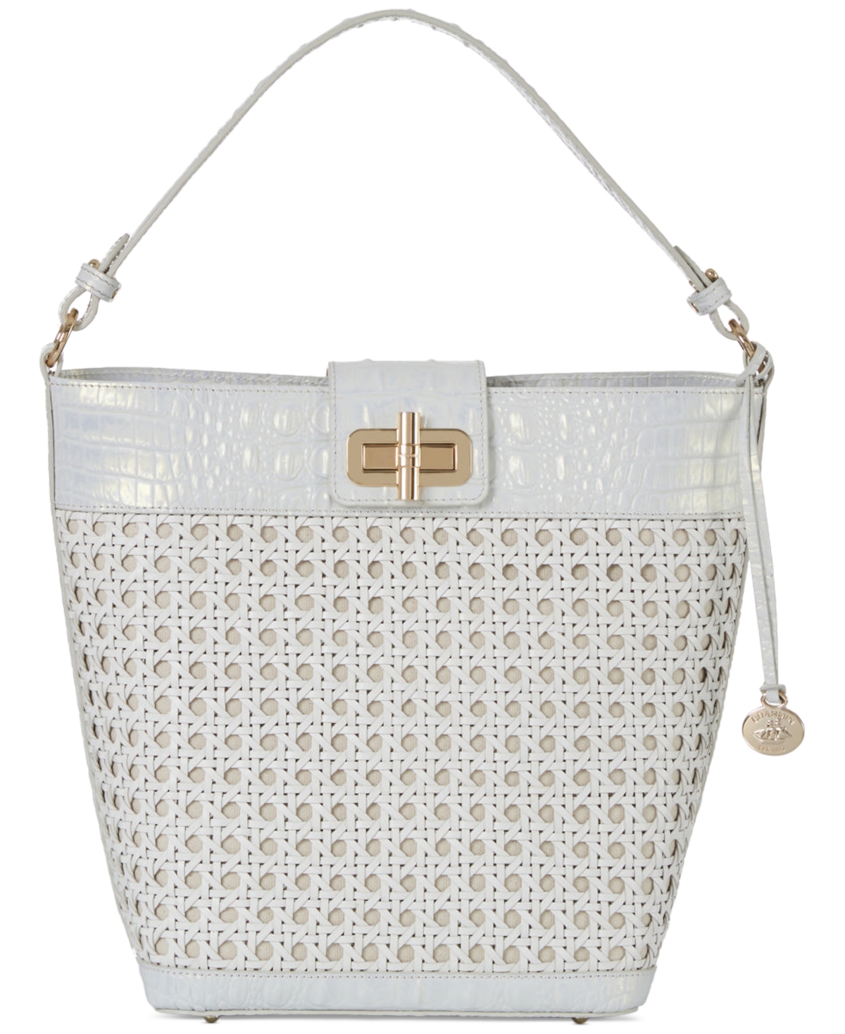 Brahmin Shira Shell White Mayfield In Shellwhite | ModeSens