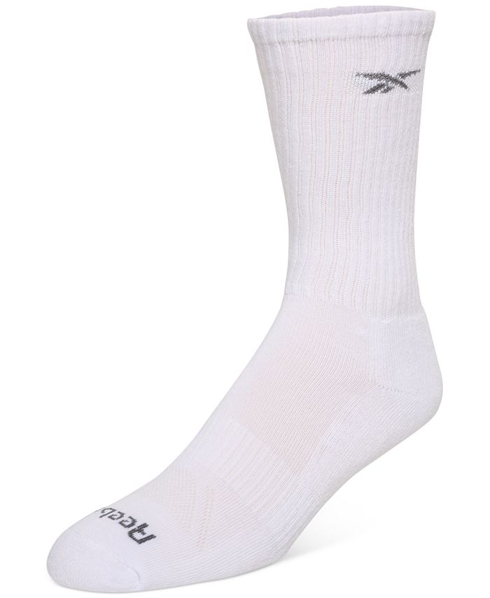 Reebok Men's 6-Pk. 1/2 Terry Performance Crew Socks - Macy's
