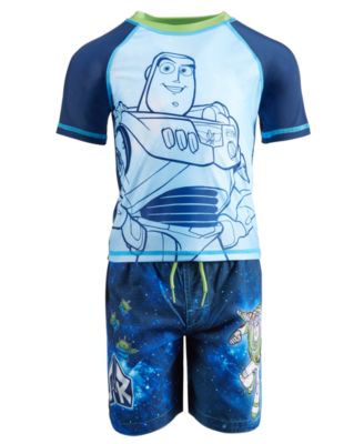 Dreamwave Toddler Boys 2-Pc. Toy Story Rash Guard Set - Macy's