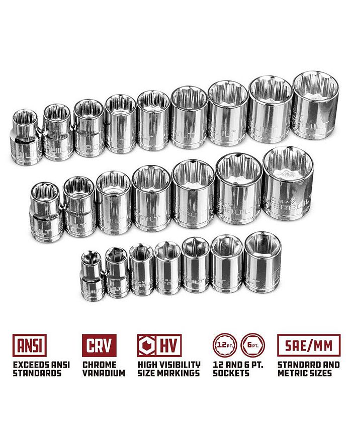 Powerbuilt 26 Piece Socket Set - Macy's