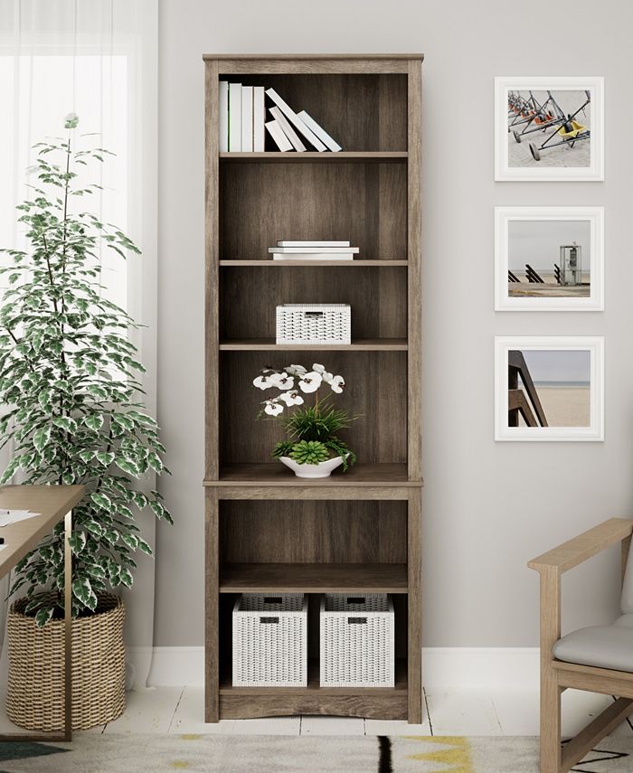 Prepac Tall 6-Shelf Bookcase - Macy's