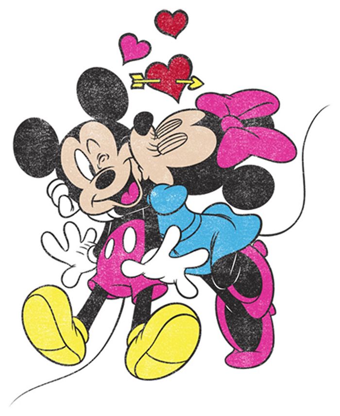 Disney Girl's Mickey & Friends Valentine's Day Minnie Mouse Smooch ...