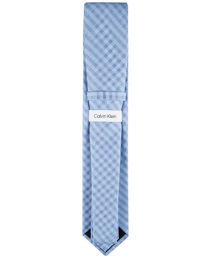 Calvin Klein Men's Check-Pattern Tie - Macy's