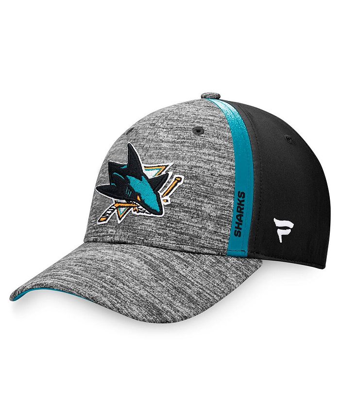 Fanatics Men's Gray, Black San Jose Sharks Defender Flex Hat - Macy's