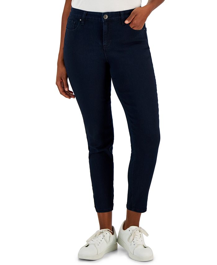 Style & Co Women's Curvy-Fit Mid-Rise Skinny Jeans, Regular, Short and ...