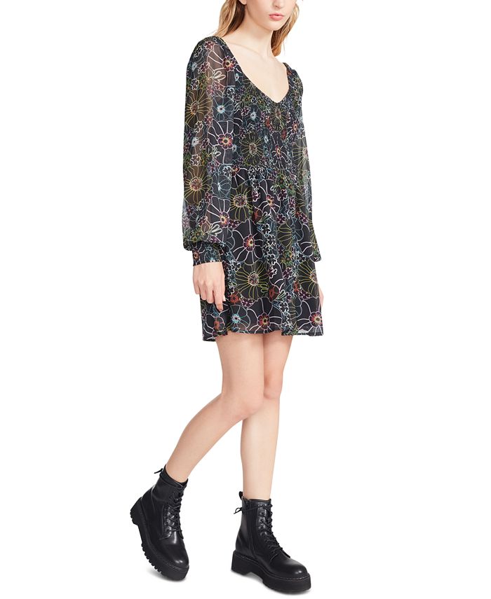 Steve Madden Women's Color Me Lucky Printed Fit & Flare Dress - Macy's