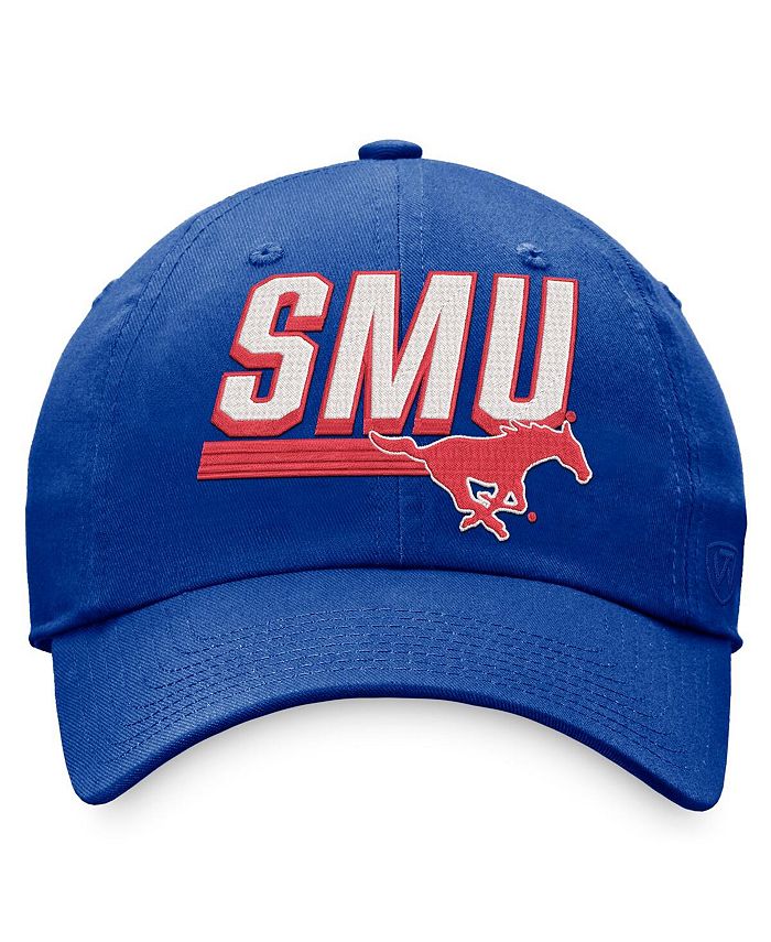 Top of the World Men's Royal SMU Mustangs Slice Adjustable Hat - Macy's