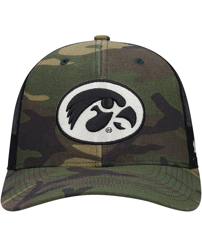 '47 Brand Men's Camo, Black Iowa Hawkeyes Team Logo Trucker Snapback ...