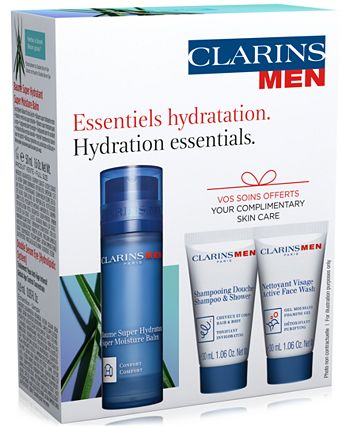 Clarins 4-Pc. Men's Hydrating Set, Created for Macy's - Macy's