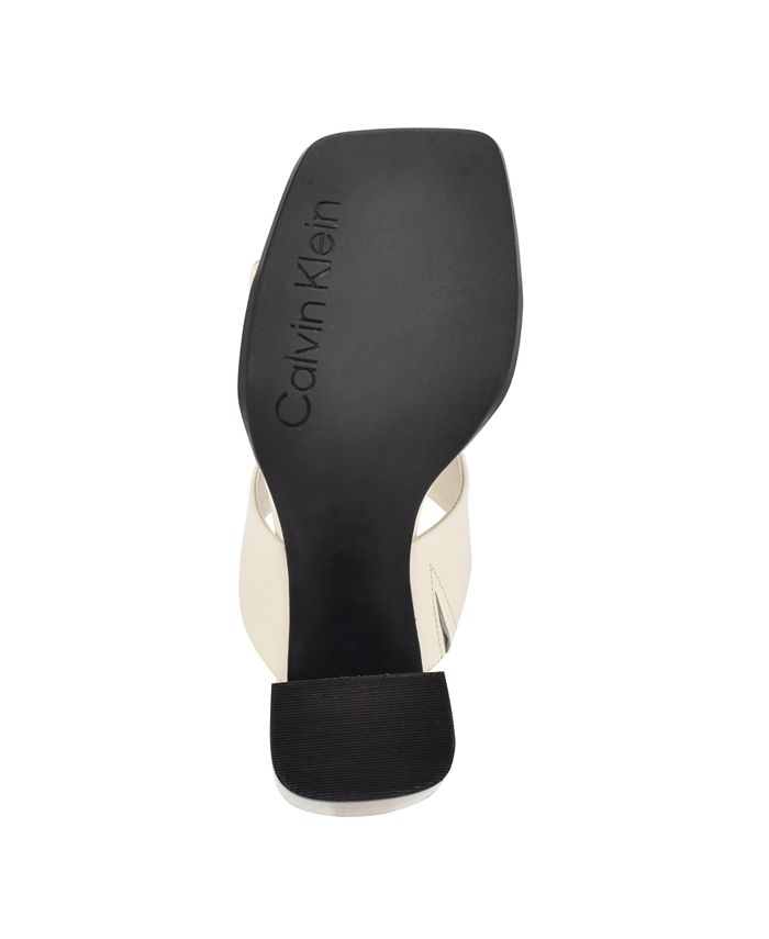 Calvin Klein Women's Tara Square Toe Dress Sandals - Macy's