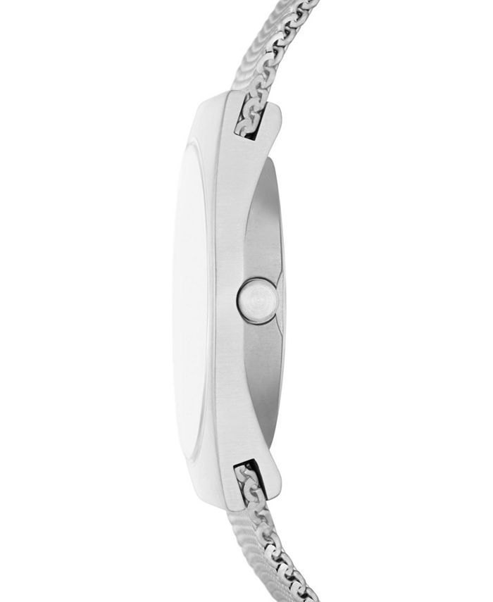 Skagen Women's Grenen Lille Solar-Powered Three Hand Silver-Tone ...