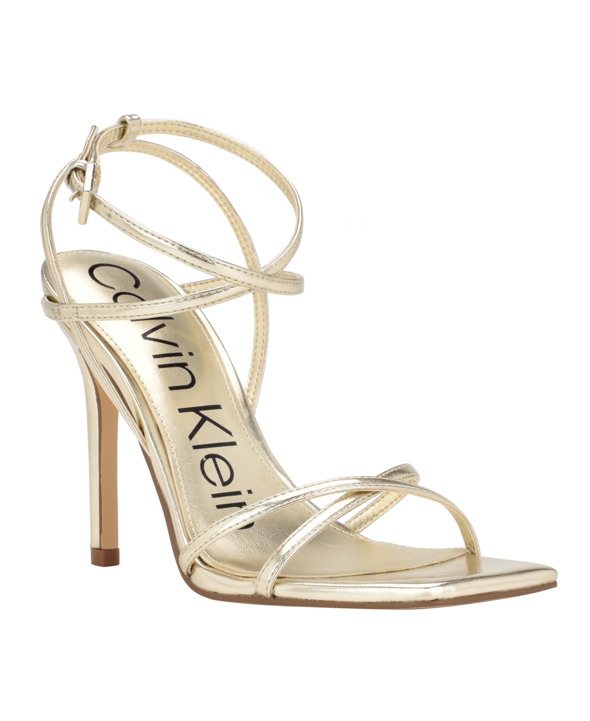 Click here for Calvin Klein Womens Tegin Strappy High Stiletto Sa... prices