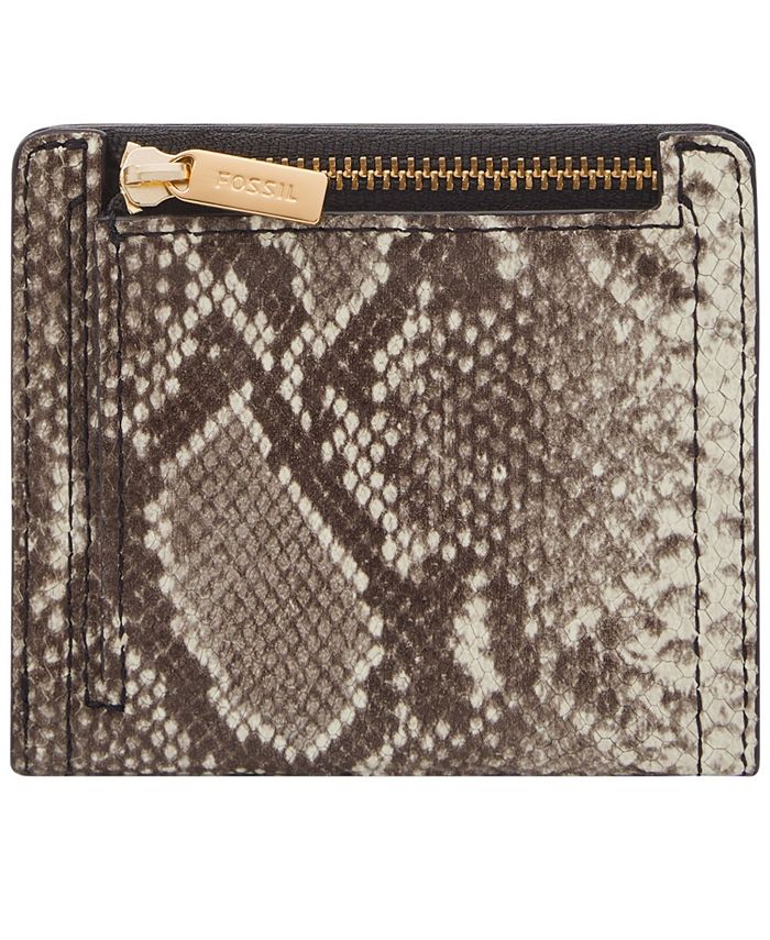 Fossil Logan Small Bifold Leather Wallet - Macy's