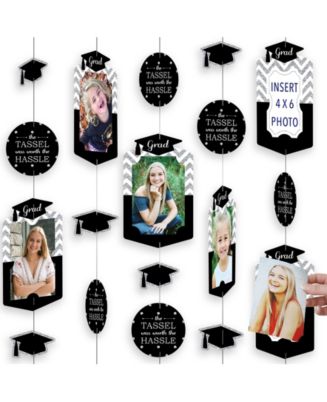 Big Dot of Happiness Tassel Worth The Hassle Silver DIY Backdrop ...