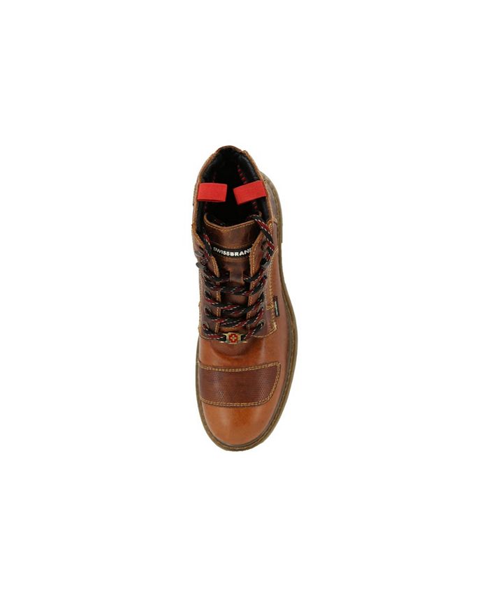 Swissbrand Men's Urban Biker Boot Zug 365 Honey - Macy's