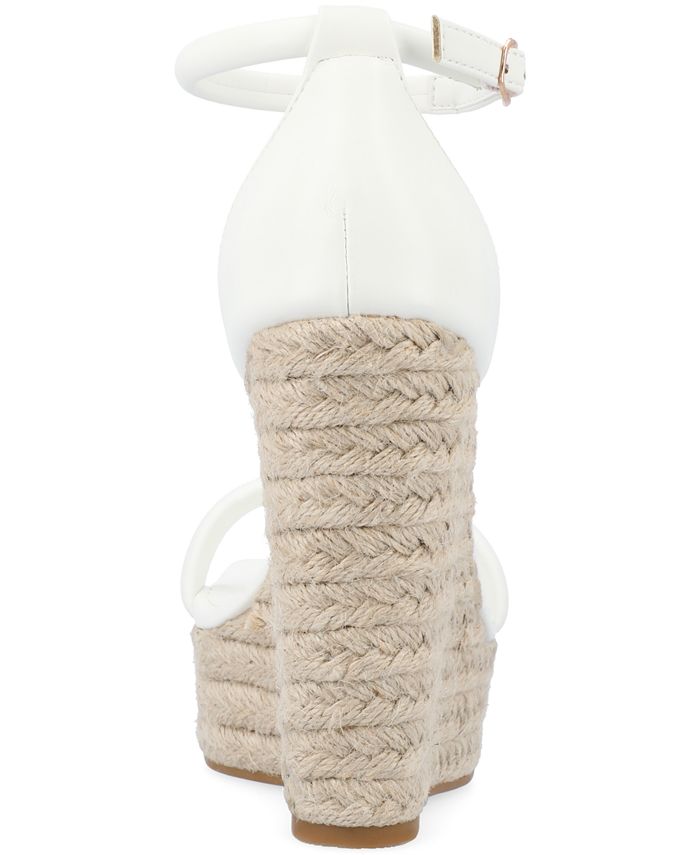 Journee Collection Women's Olesia Platform Wedge Sandals & Reviews ...