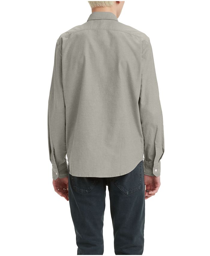 Levi's Men's Classic 1 Pocket Regular-Fit Long Sleeve Shirt - Macy's