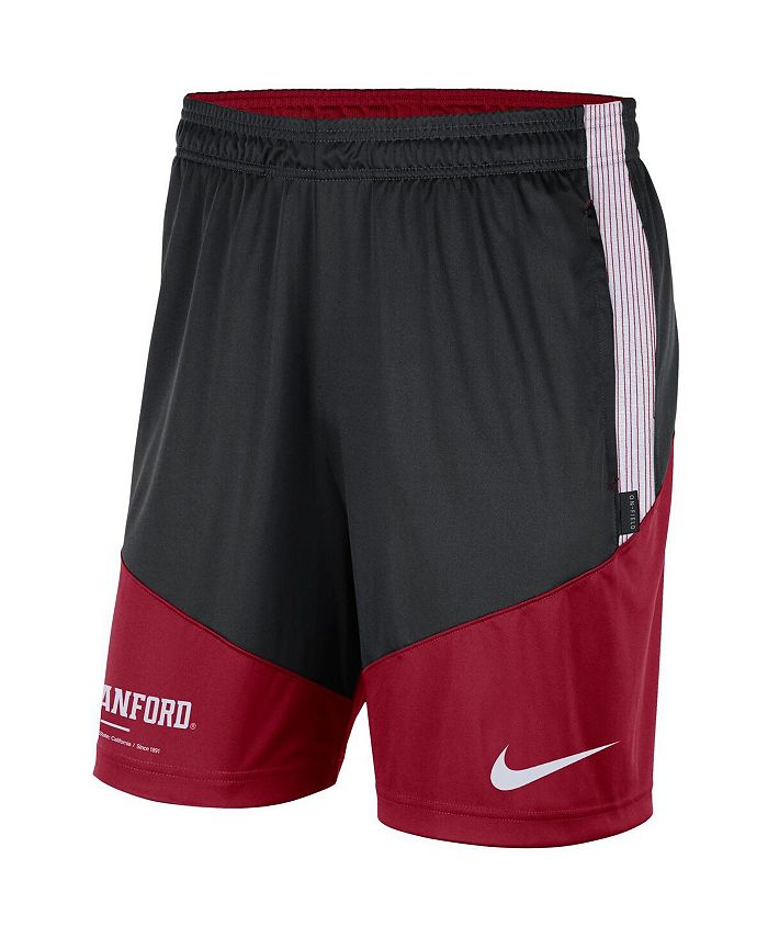 Nike Men's Black, Cardinal Stanford Cardinal Team Performance Knit ...