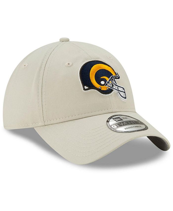 New Era Men's Khaki Los Angeles Rams Helmet Playmaker 9TWENTY ...