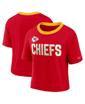 Nike Women's Red Kansas City Chiefs High Hip Fashion Cropped Top - Macy's