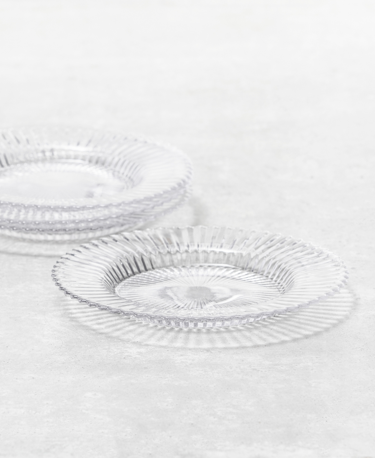 Click here for Fortessa Archie Salad Plates  Set of 4 - Clear prices