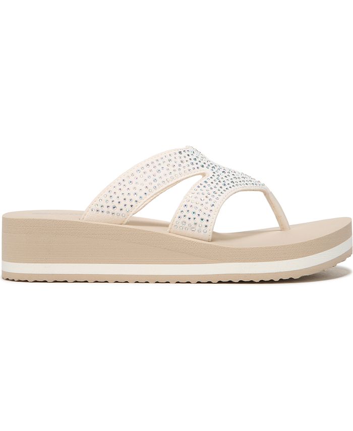 Bzees Rio Washable Thong Wedge Sandals - Macy's