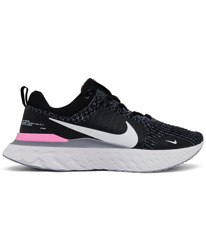 Nike Men's React Infinity Run Flyknit 3 Running Sneakers from Finish ...