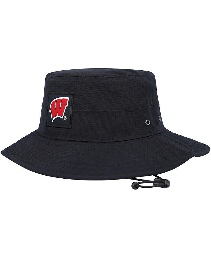 Under Armour Men's Black Wisconsin Badgers Airvent Performance Boonie ...