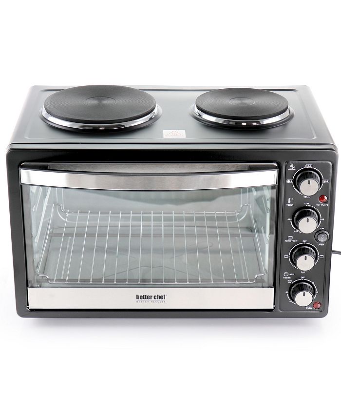 Better Chef Central XL Toaster Oven and Broiler with Dual Solid Element ...