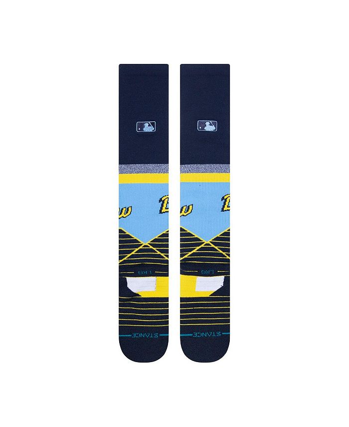 Stance Men's Navy Milwaukee Brewers 2022 City Connect Over the Calf ...