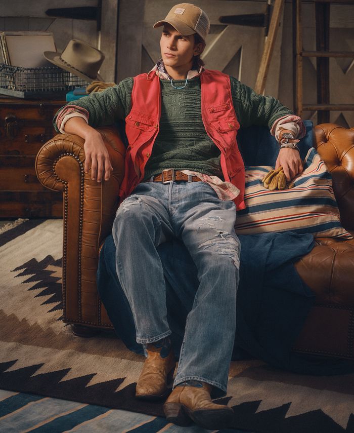 Polo Ralph Lauren Men's Canvas Fishing Vest - Macy's