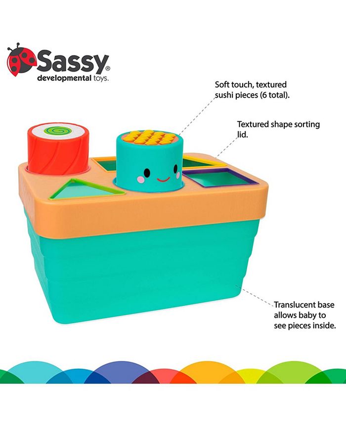 Sassy Baby Sassy Sushi Sorter STEM learning toy, 6 Months plus - Macy's
