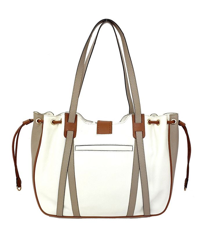LODIS Cabo Multi Leather Satchel Bag - Macy's