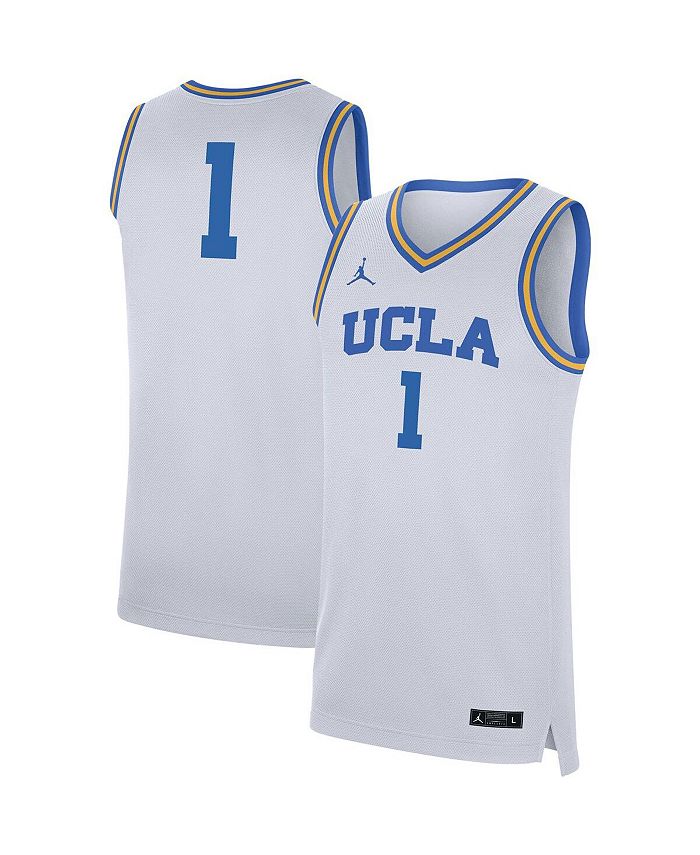 Jordan Men's #1 White UCLA Bruins Replica Jersey - Macy's