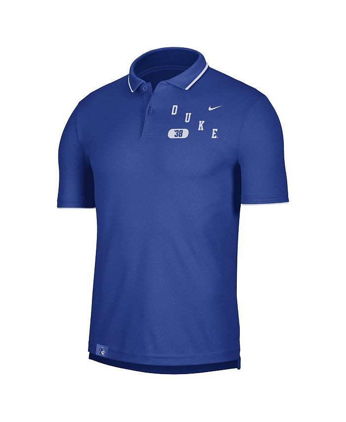 Nike Men's Royal Duke Blue Devils Wordmark Performance Polo Shirt - Macy's