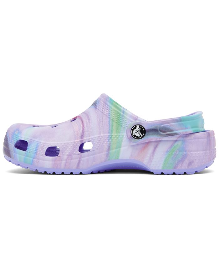 Crocs Big Kids Swirl Classic Clog Sandals from Finish Line - Macy's