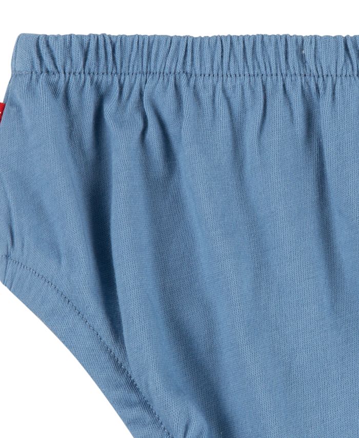 Levi's Baby Girls Knit Dresses and Knit Denim Diaper Cover, 3 Piece Set ...