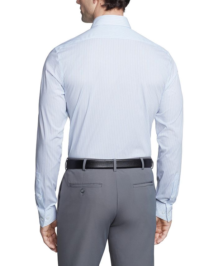 Calvin Klein Men's Steel Plus Slim Fit Stretch Wrinkle Free Dress Shirt - Macy's