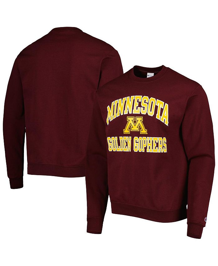 Champion Men's Maroon Minnesota Golden Gophers High Motor Pullover ...